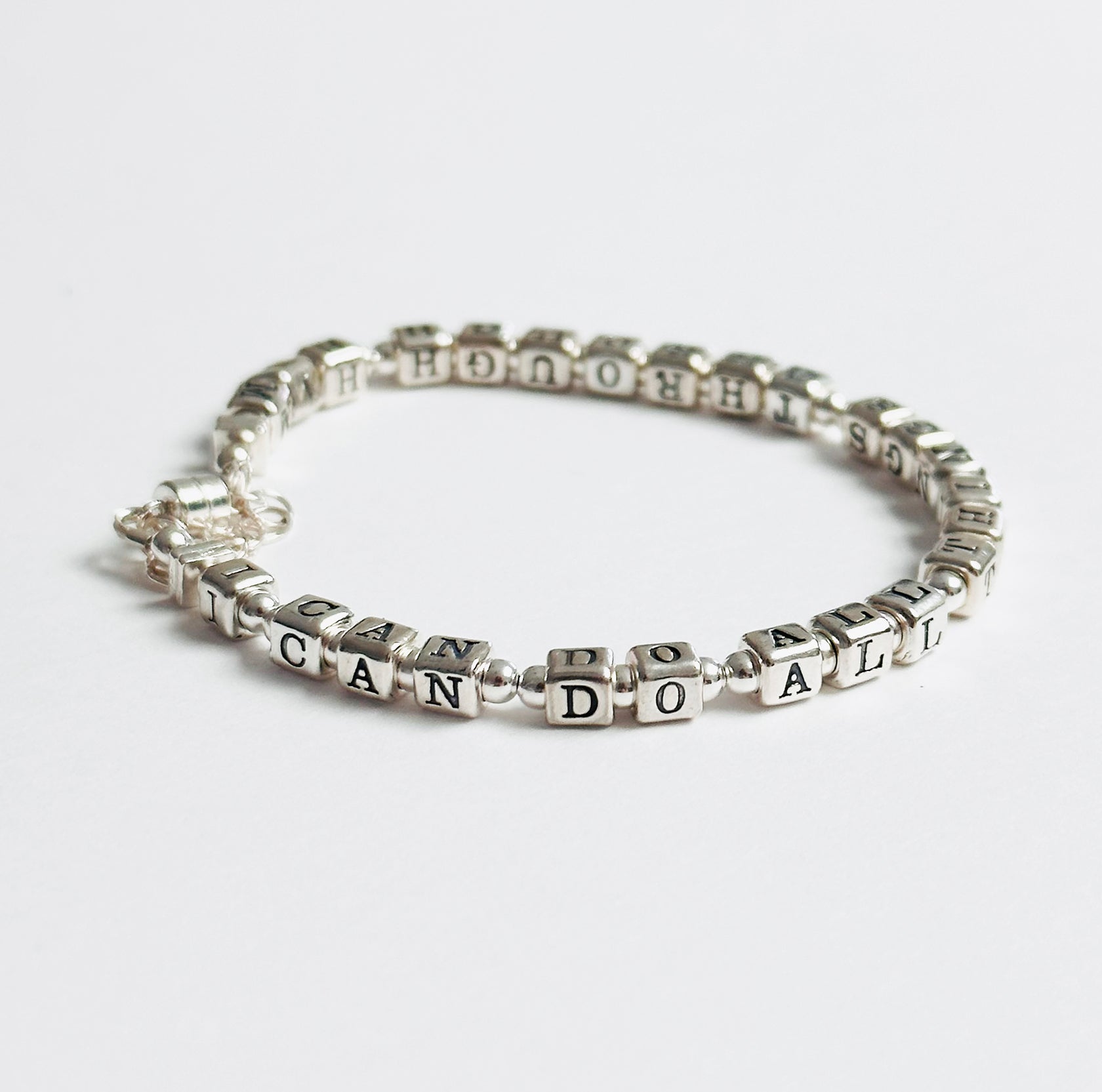 I Can Do All Things Through Him Phillippians 4:13 – HigherCallingBracelets.com