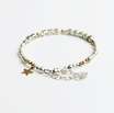 GO AND SHINE Beautiful Graduation Gift Bracelet in Sterling Silver and Gold ...